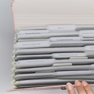 Baby Document Organizational System - Etsy