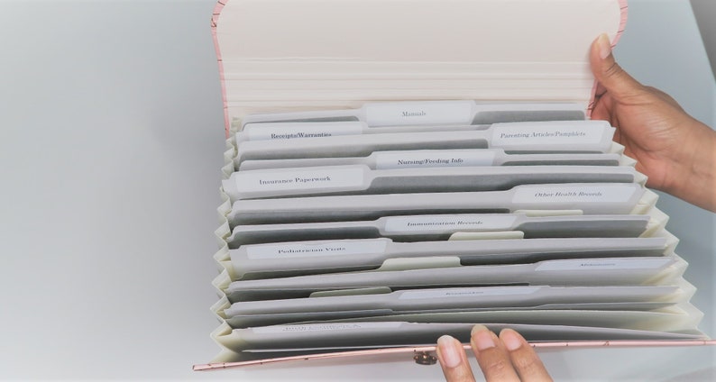 Baby Document Organizational System - Etsy