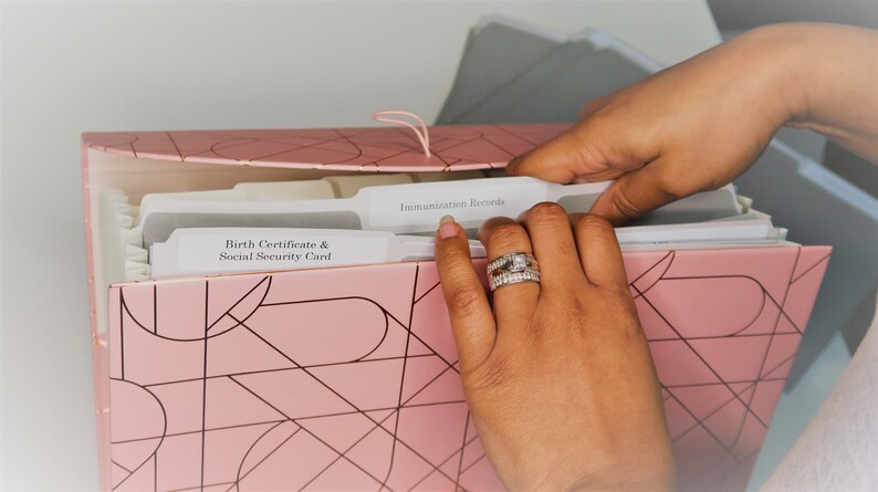 Baby Document Organizational System - Etsy