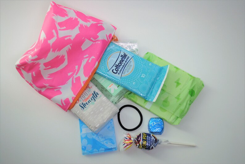 First Period Kit Menstruation Kit To Go Etsy
