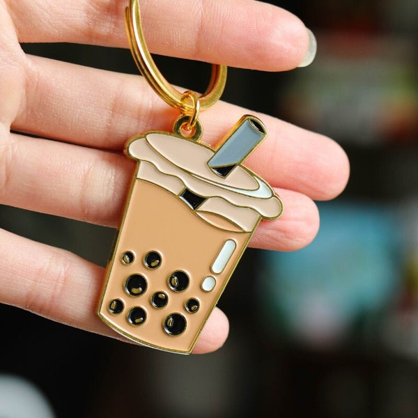 Boba Tea Keychain - Etsy