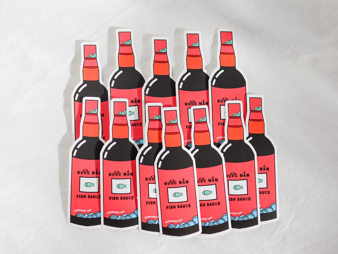 Vietnamese Fish Sauce Sticker Gift for Vietnamese Food Lover Fish Sauce ...