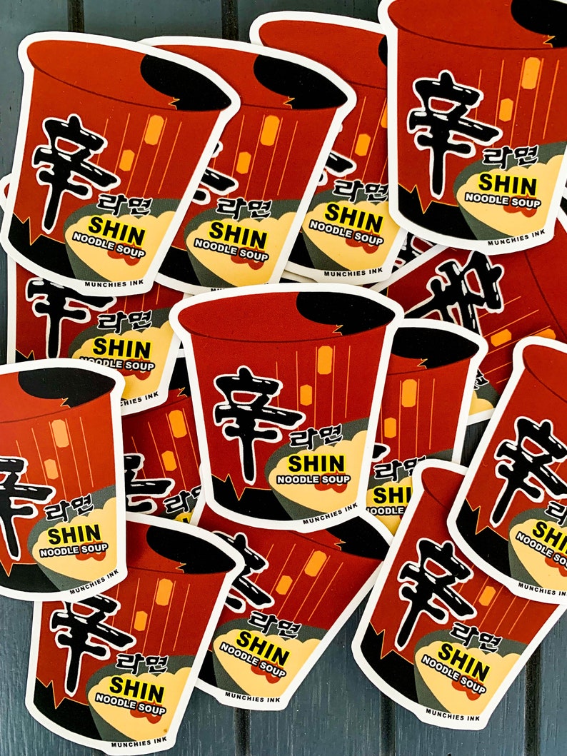 Ramen Noodle Sticker Laptop Cute Asian Food Sticker Gifts for Ramen ...