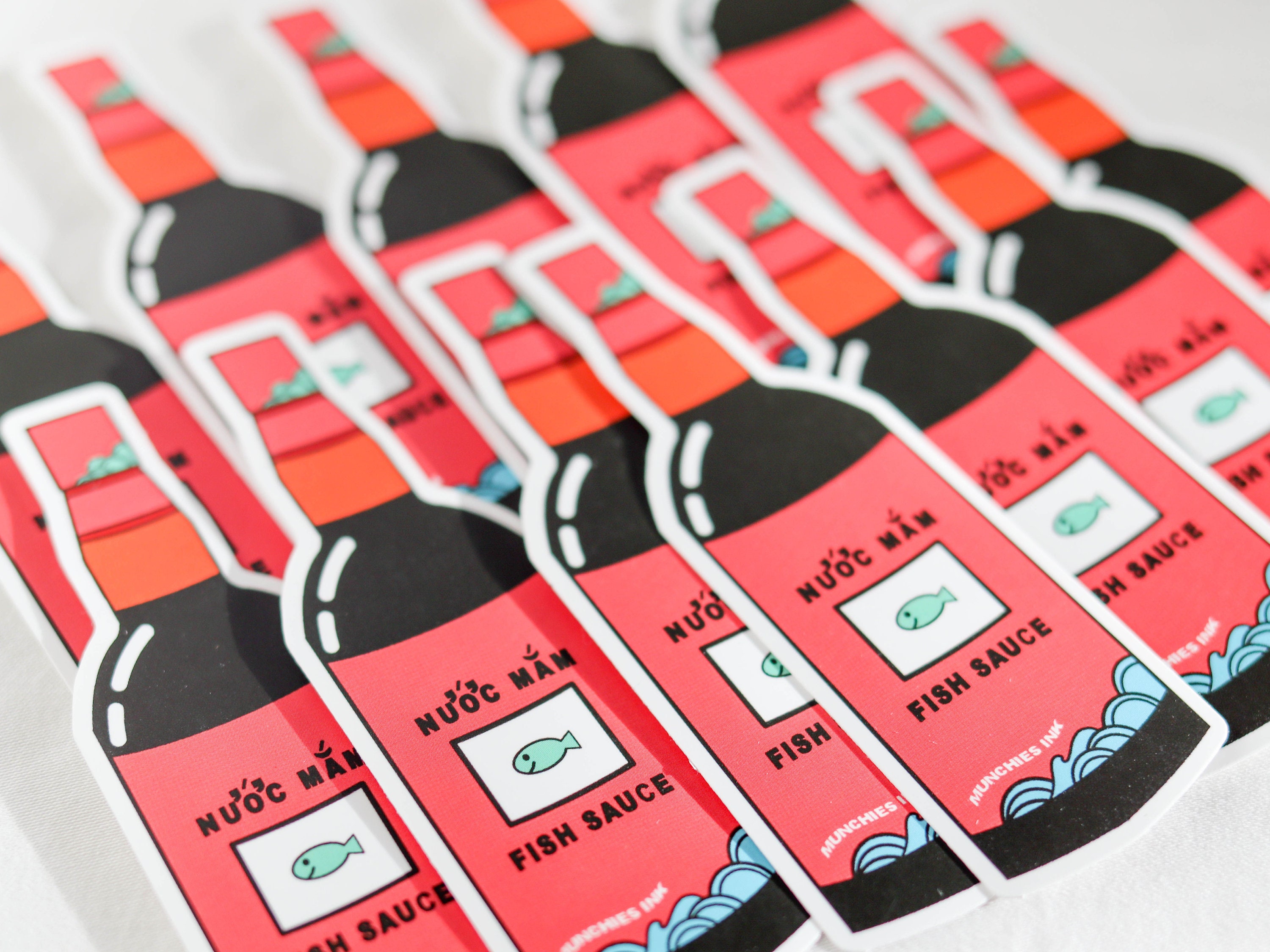 Vietnamese Fish Sauce Sticker Gift for Vietnamese Food Lover Fish Sauce ...