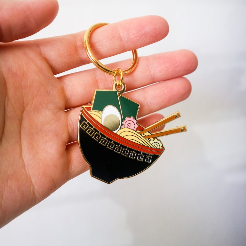 Noodle Keychain - Etsy