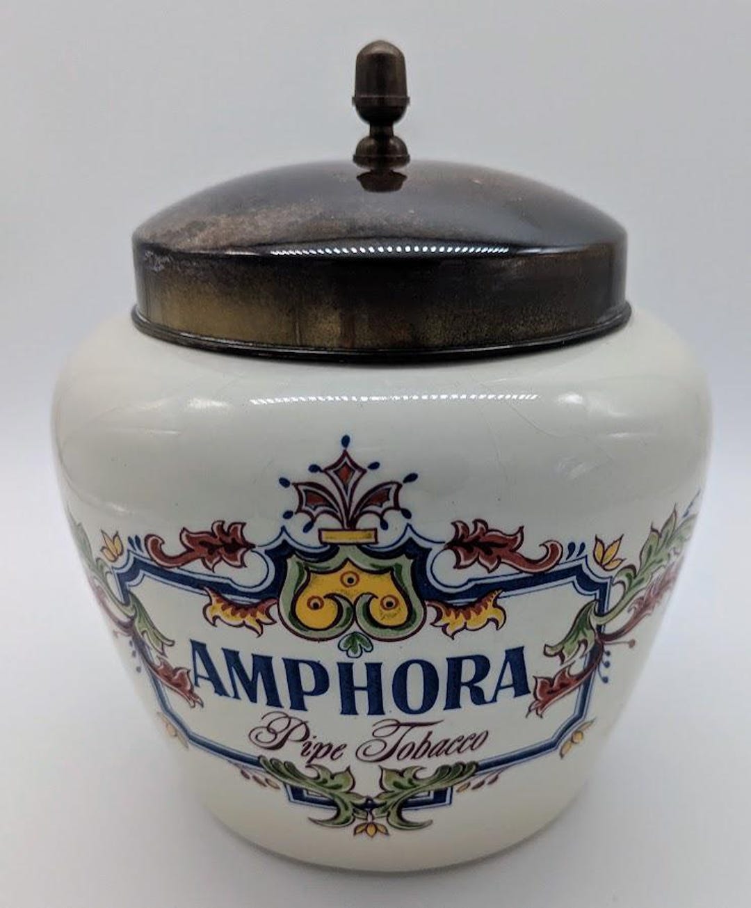 Collector's Item: Vintage - Zenith Gouda - Amphora Pipe Tobacco Jar ...