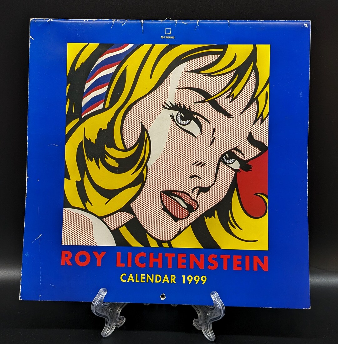 Roy Lichtenstein - Popart Art Calendar - 1999 Including CV in English ...