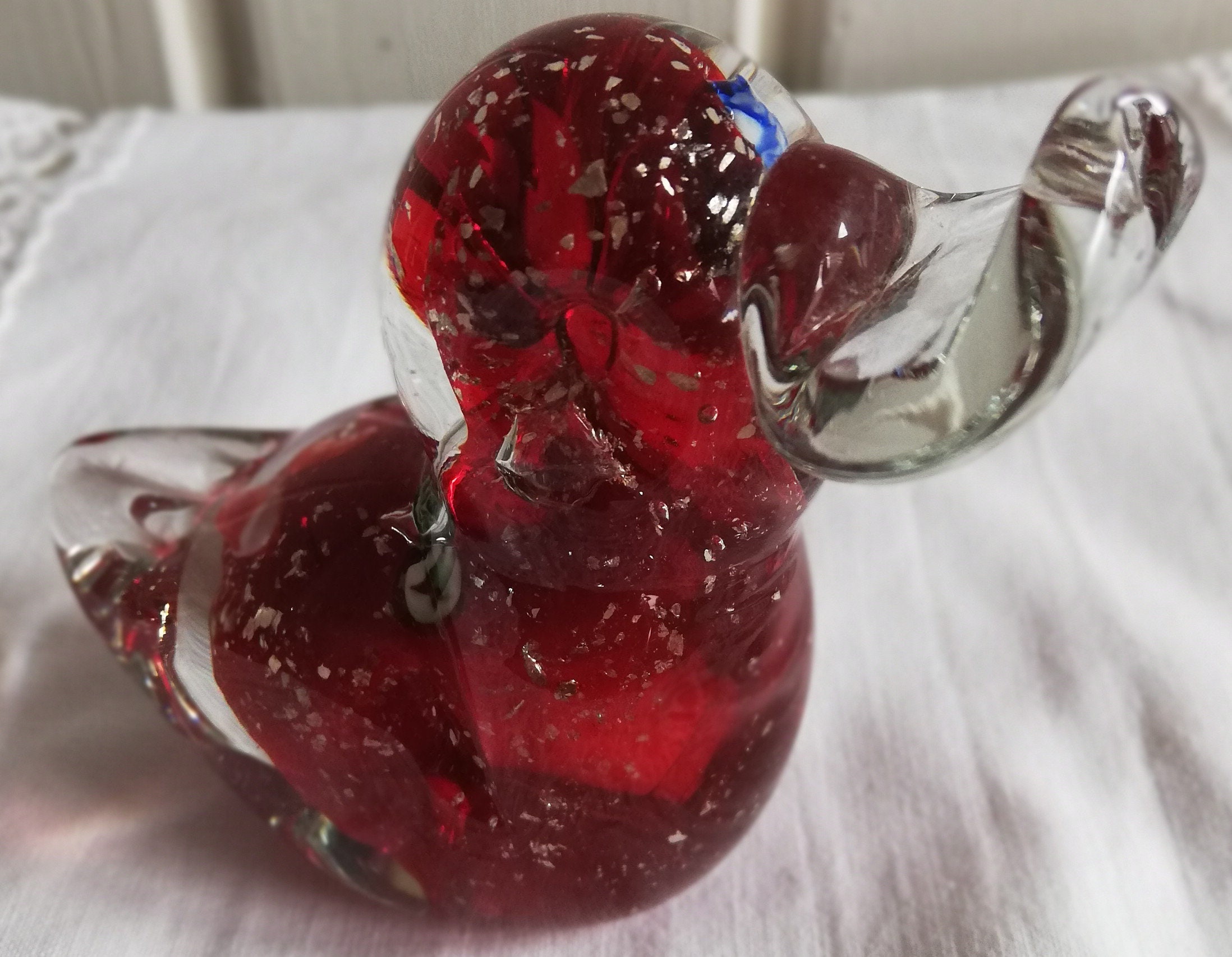 Murano Glass Figurine Duck Bird Millefiori - Etsy Hong Kong