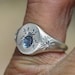 Ladybird Ring – Hand Engraved Ladybug Sterling Silver Ring Deep Relief ...