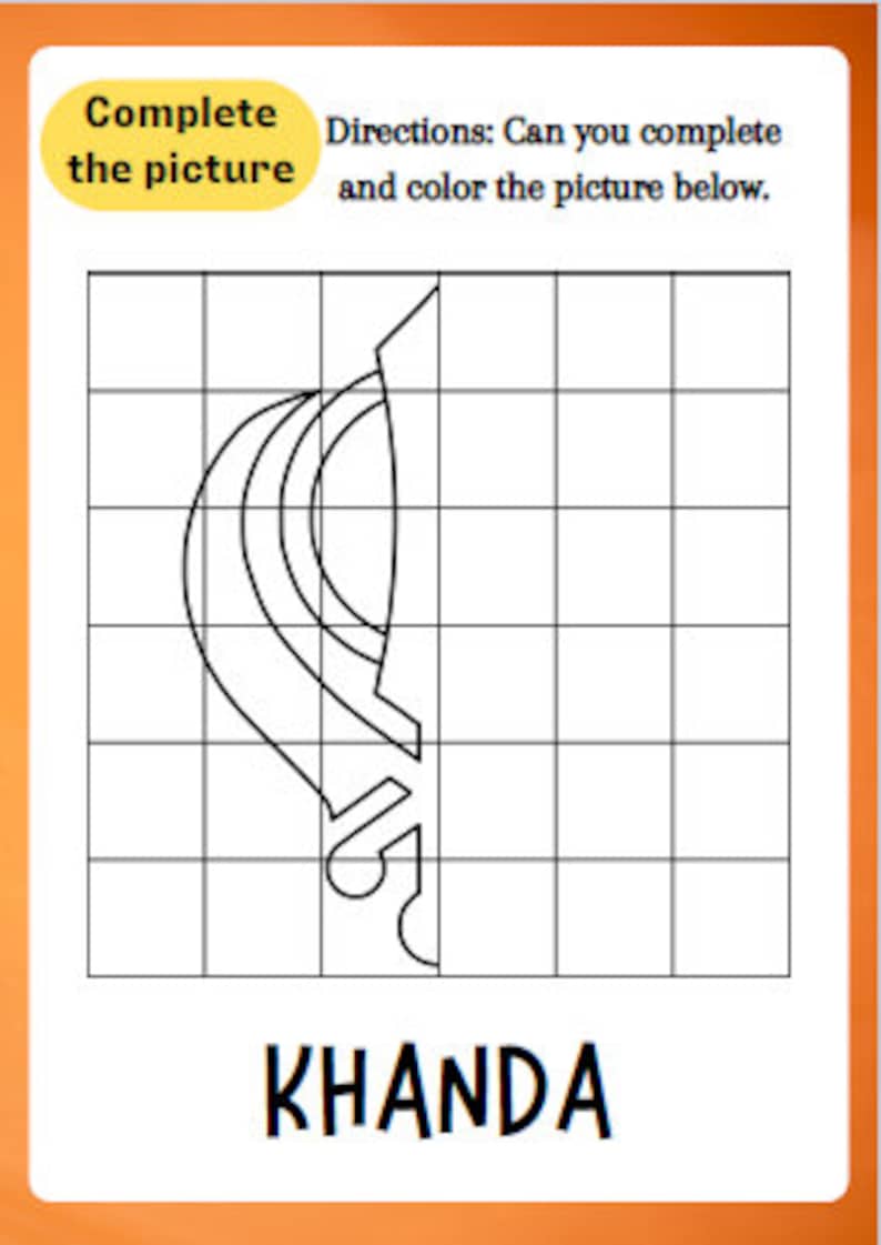 Fun Educational Activity Pack Worksheets About Sikhi for Children - Etsy