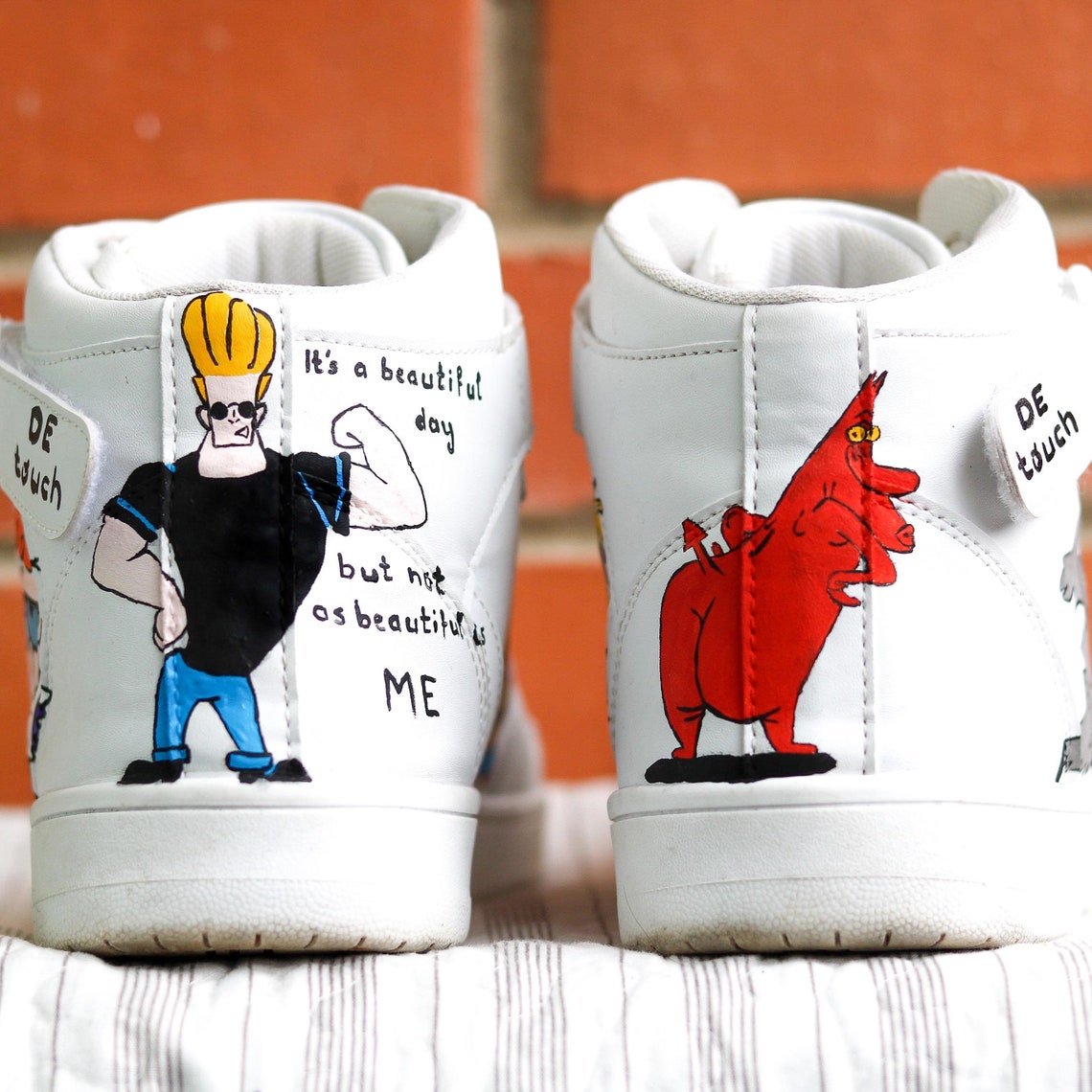 Custom Hand Painted Shoes, Hand Painted Cartoon Shoes, Cartoon Painted ...
