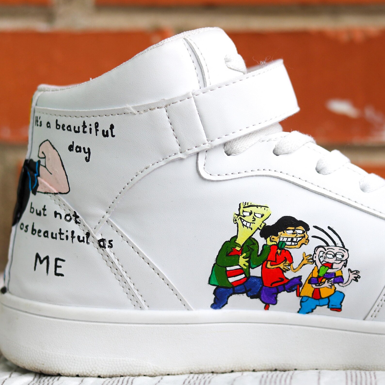 Custom Hand Painted Shoes, Hand Painted Cartoon Shoes, Cartoon Painted ...