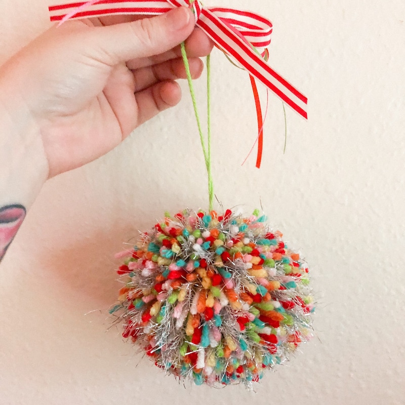 Christmas Pom Poms - Etsy
