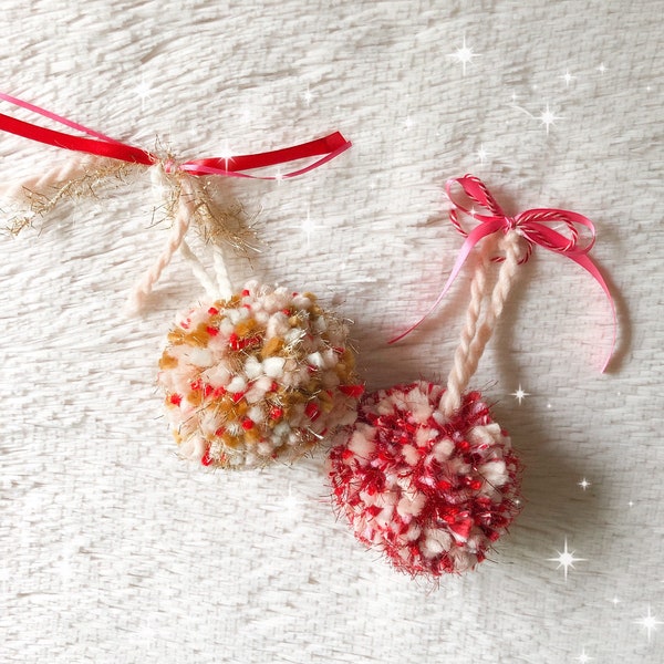 Christmas Pom Poms - Etsy