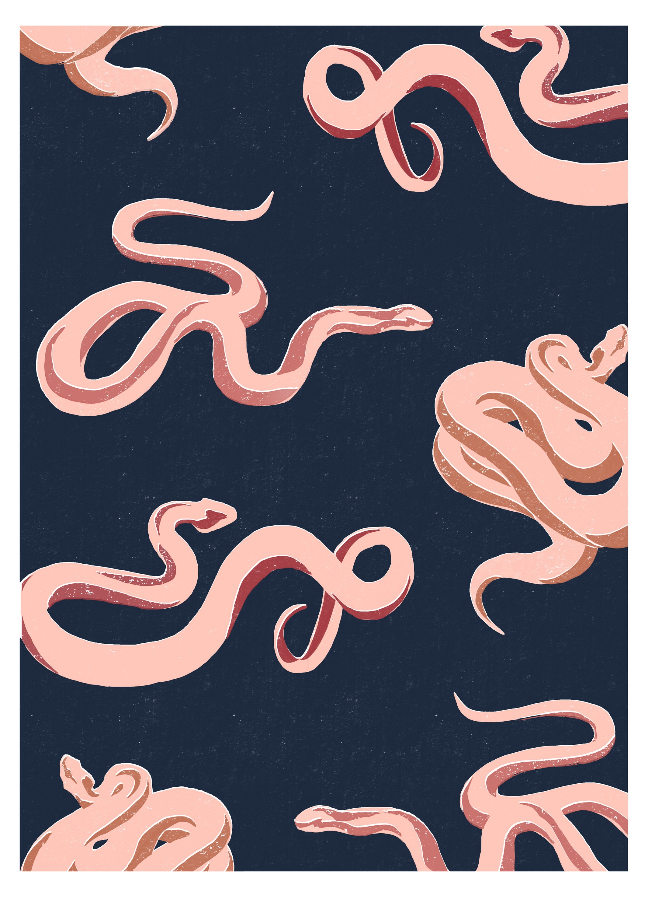 Art & Collectibles SNAKES A4 PRINT Digital Prints Prints etna.com.pe