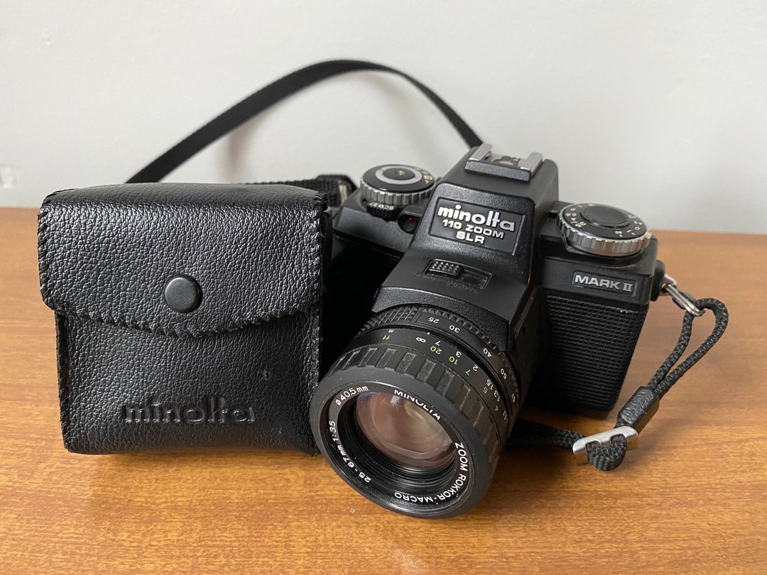 Minolta 110 Zoom SLR Mark 2 W/ Minolta 20 Flash - Etsy