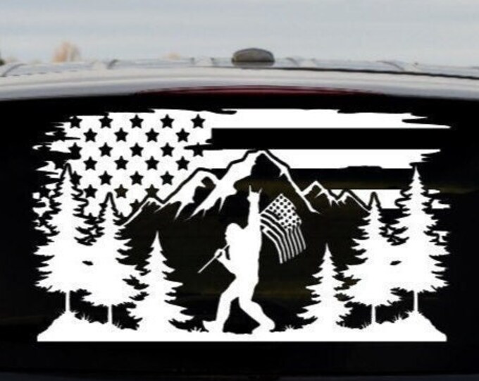 Sasquatch Sticker Sasquatch Laptop Sticker Waterproof Sasquatch Sticker ...