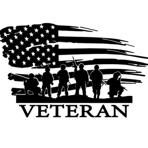 Veteran Decal - Etsy
