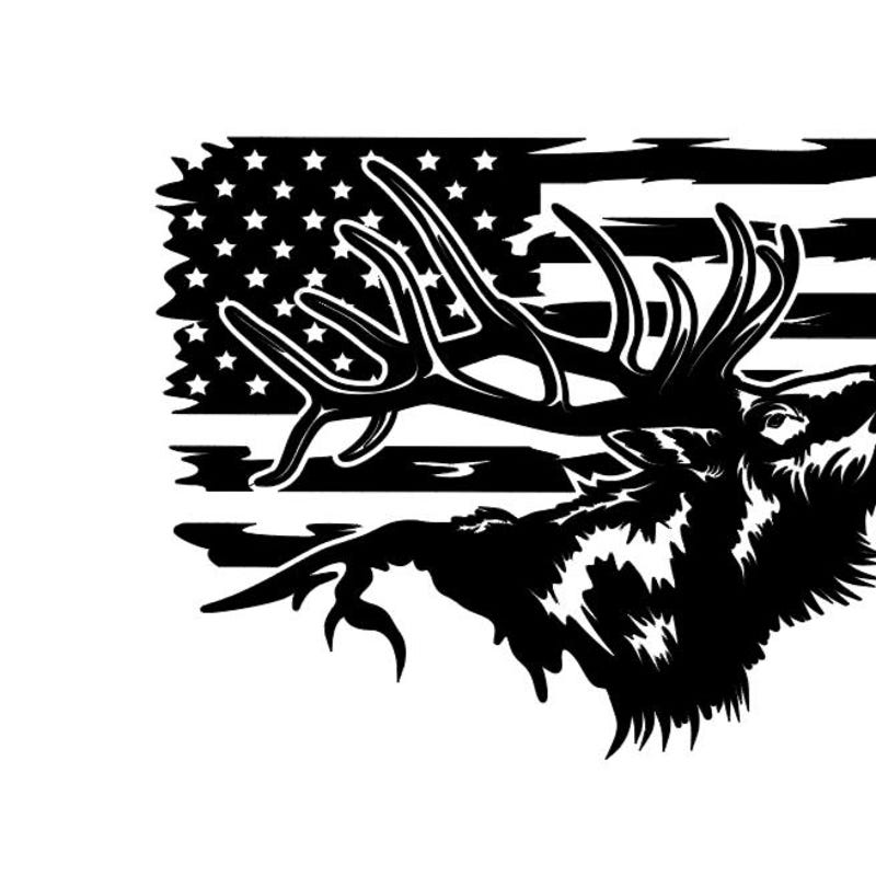 Elk Decal - Etsy