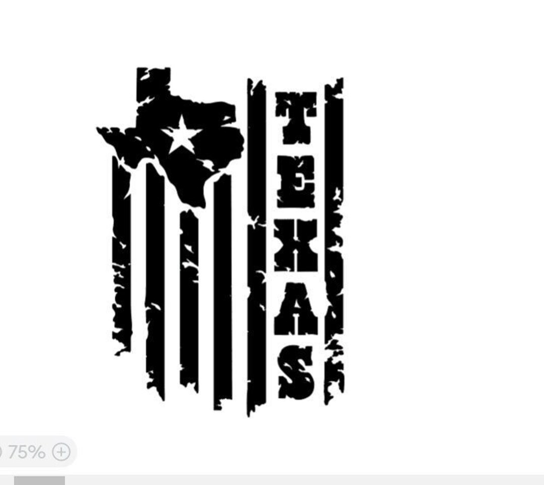 Texas Distressed American Flag high Quality Oracal 651 Vinyl Decal many ...