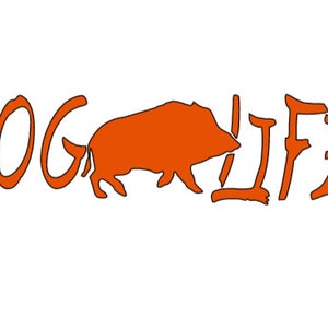 Hog Life Vinyl Car Window Decal/ High Quality Oracal Vinyl Decal / Many ...