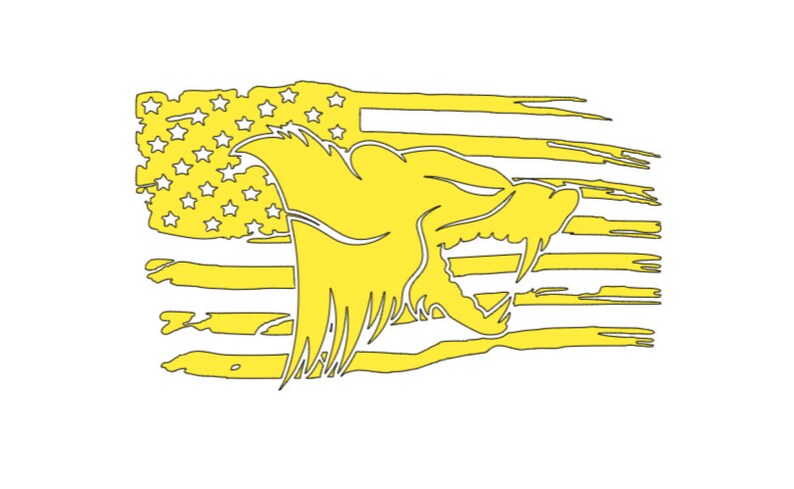 Wolverine American Flag Vinyl Decal high Quality Oracal Vinyl - Etsy