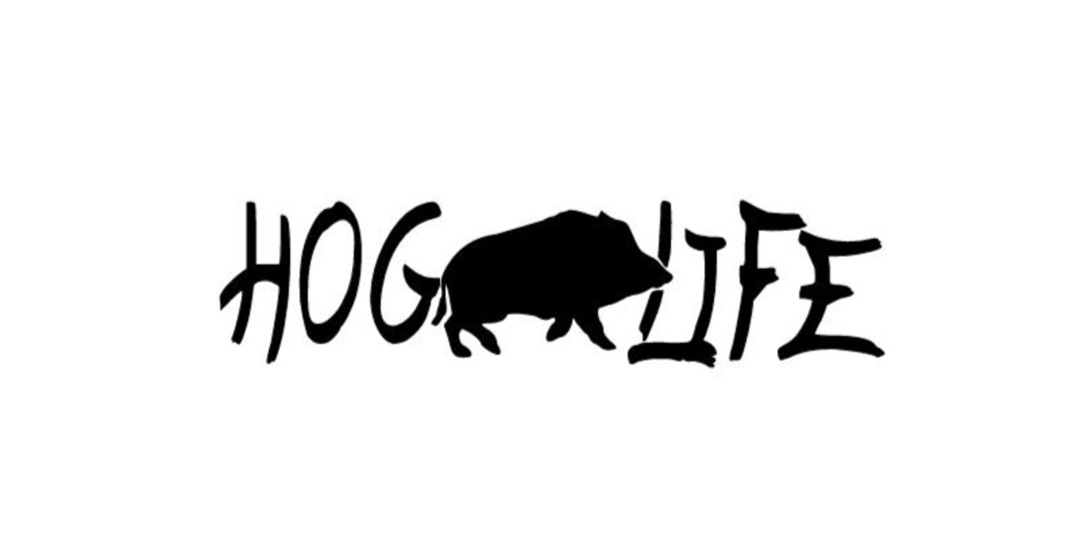Hog Life Vinyl Car Window Decal/ High Quality Oracal Vinyl - Etsy