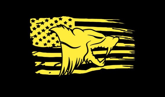Wolverine American Flag Vinyl Decal high Quality Oracal Vinyl - Etsy