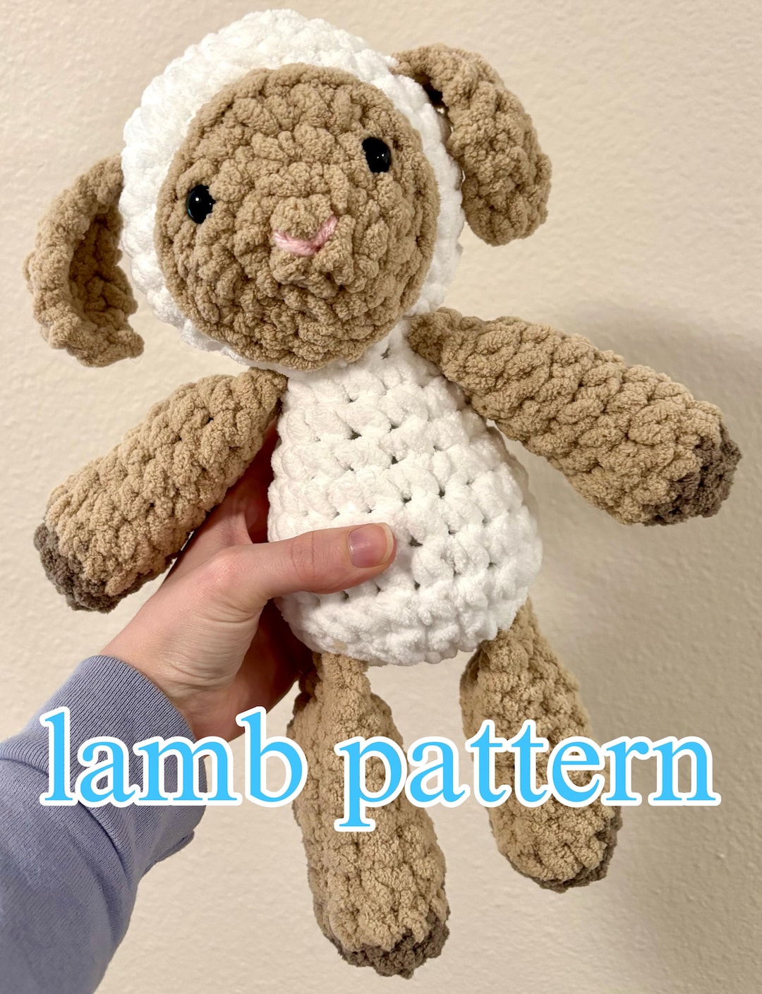 Cute Lamb/sheep Pattern, Easy Crochet Amigurumi, Beginner Friendly ...