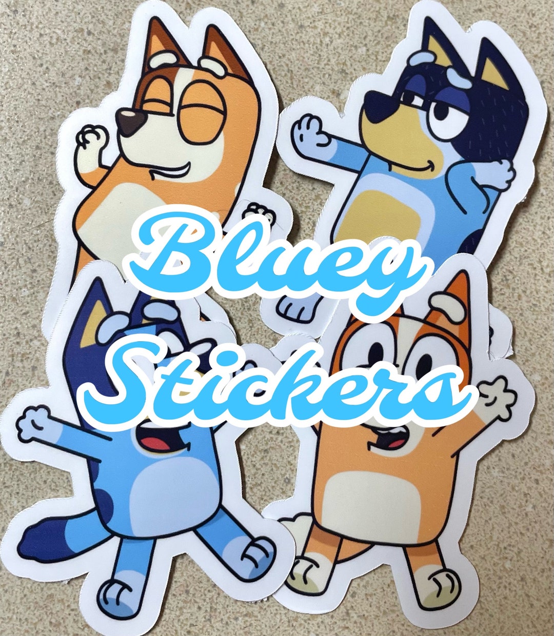 Bluey Stickers - Etsy