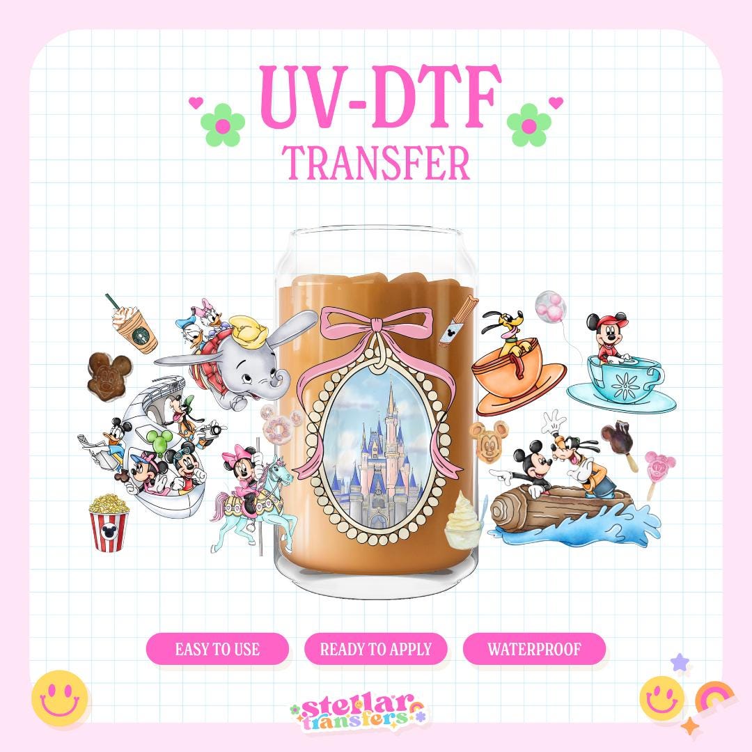 UV #120 | UVDTF Cup Wrap | 16oz Cup Wrap | Ready to Apply | Printed in ...