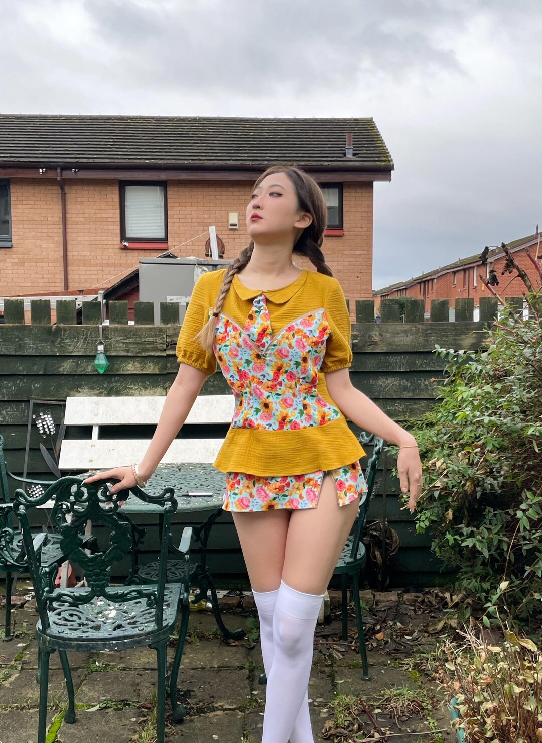 Vintage 70s Inspired Dress, Custom Made 1-1 - Etsy