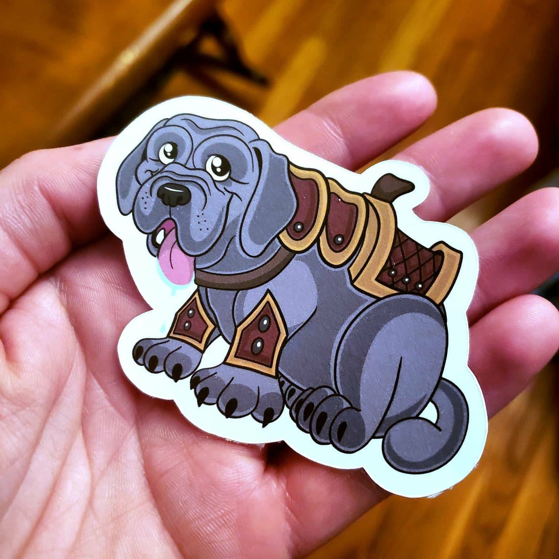 Dungeons and Dragons Mastiff Sticker DnD sticker Monsters | Etsy