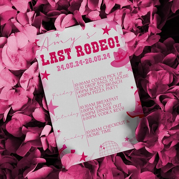 Last Rodeo Hen Party - Etsy UK