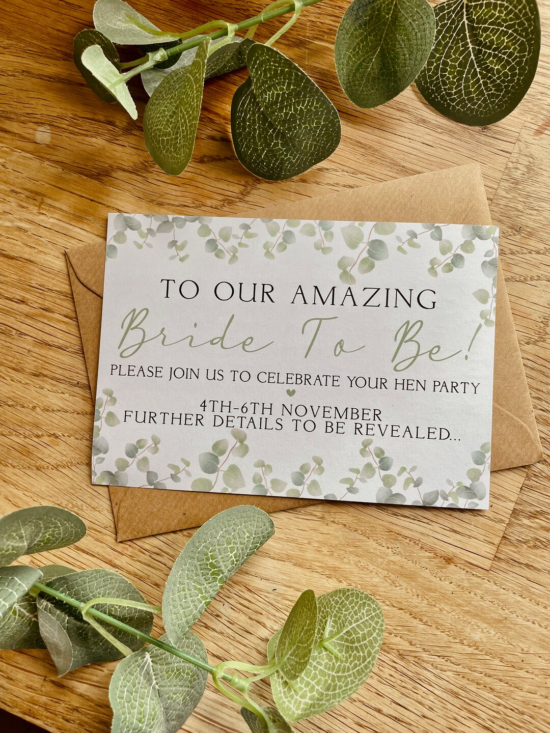 Hen Party Invitation Bride to Be Surprise Hen Do Invite - Etsy UK