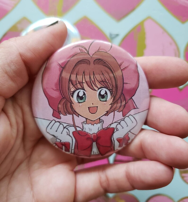 Card Captor Sakura Buttons 2.25 Inch - Etsy