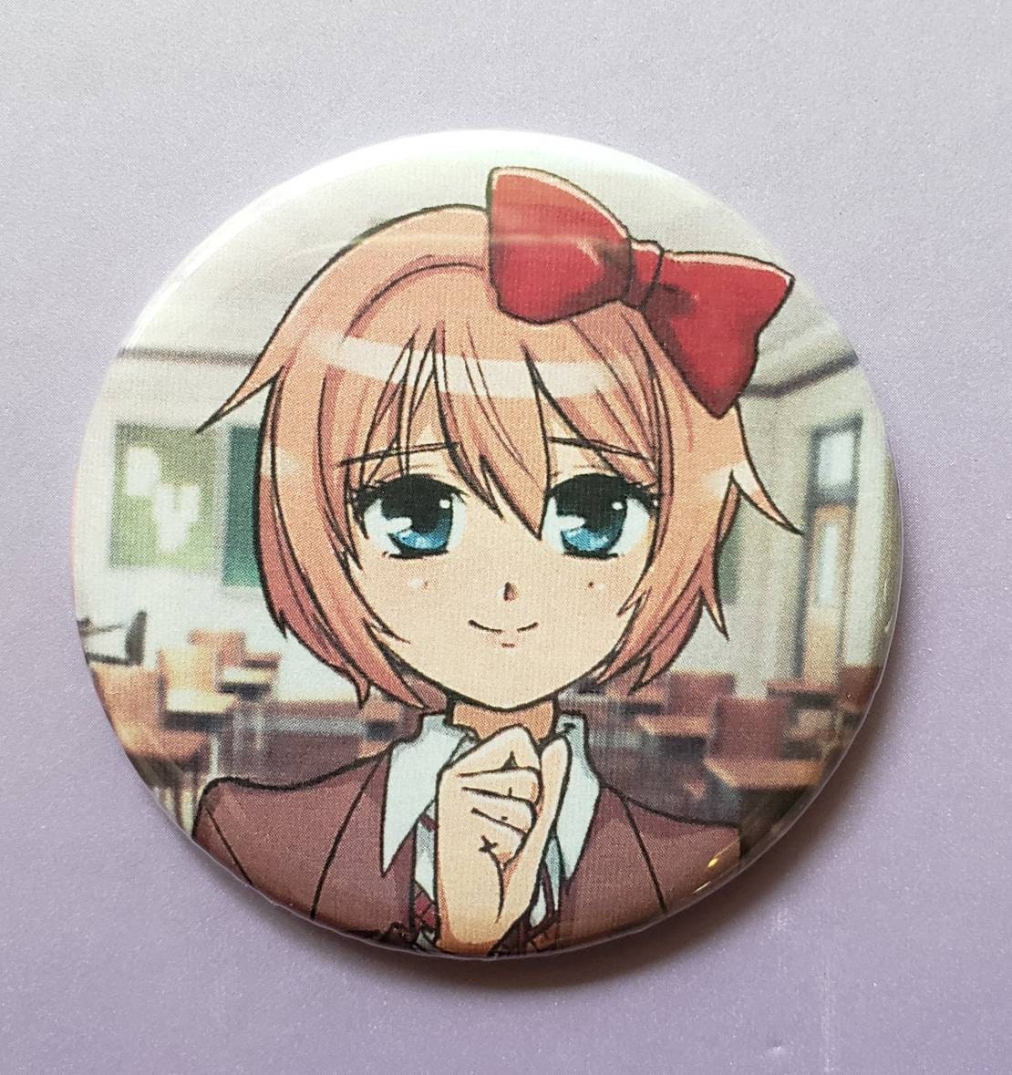 Doki Doki Literature Club 2.25 Buttons - Etsy