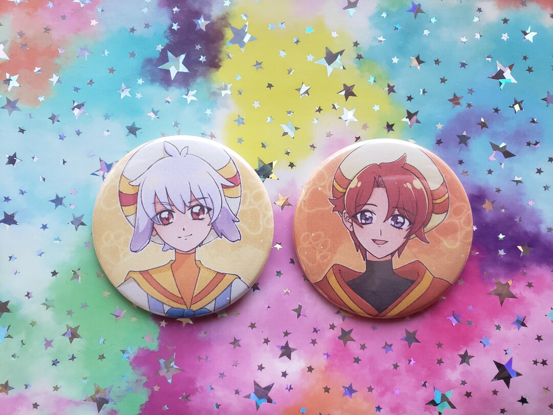 Precure Satoru & Daifuku 2.25" Buttons - Etsy