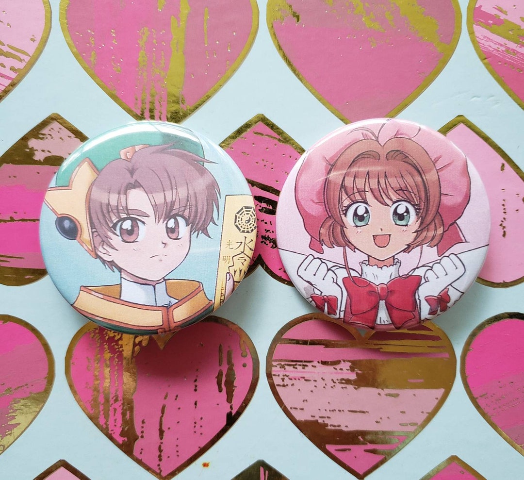 Card Captor Sakura Buttons 2.25 Inch - Etsy