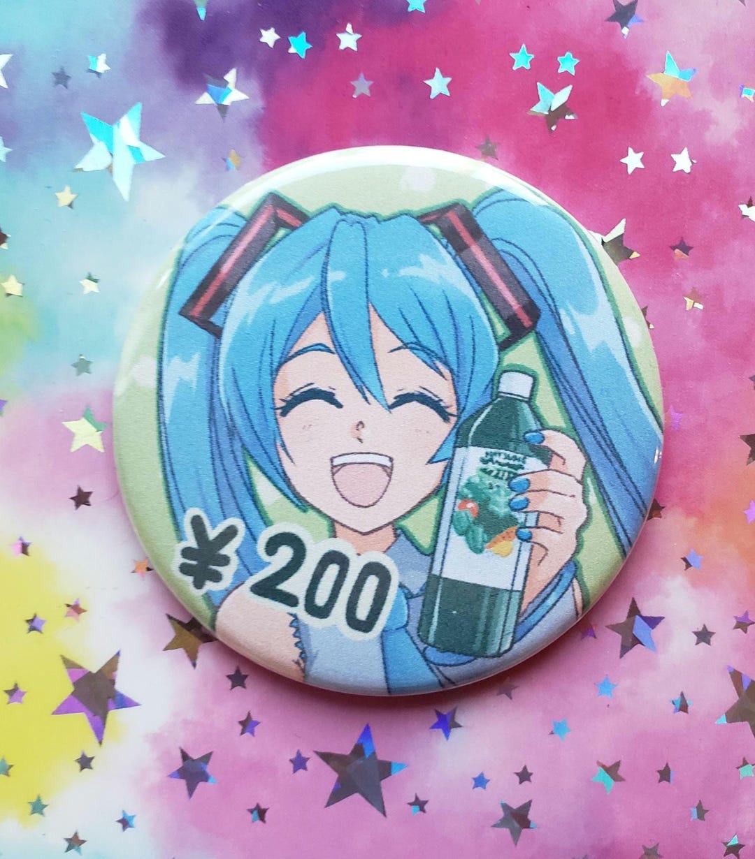 PO PI PO Hatsune Miku Button 2.25" - Etsy