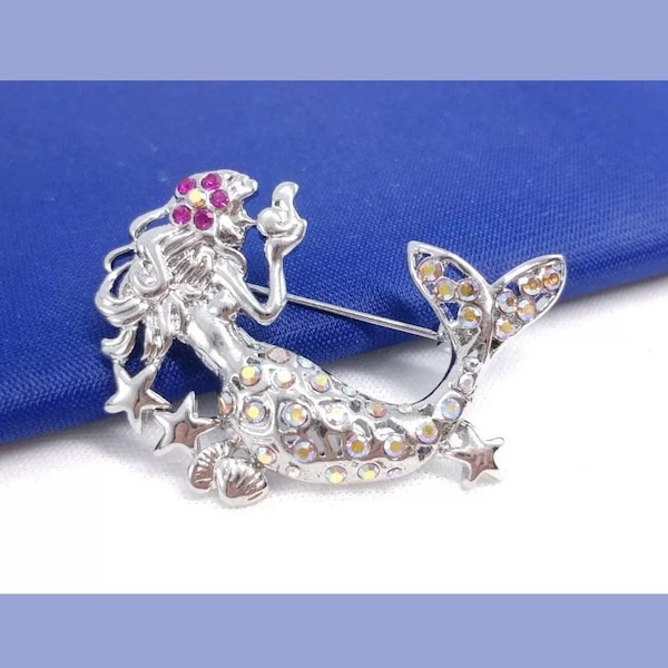 Rhinestone Mermaid - Etsy