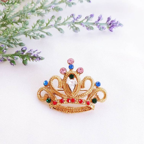 Crown Pin - Etsy