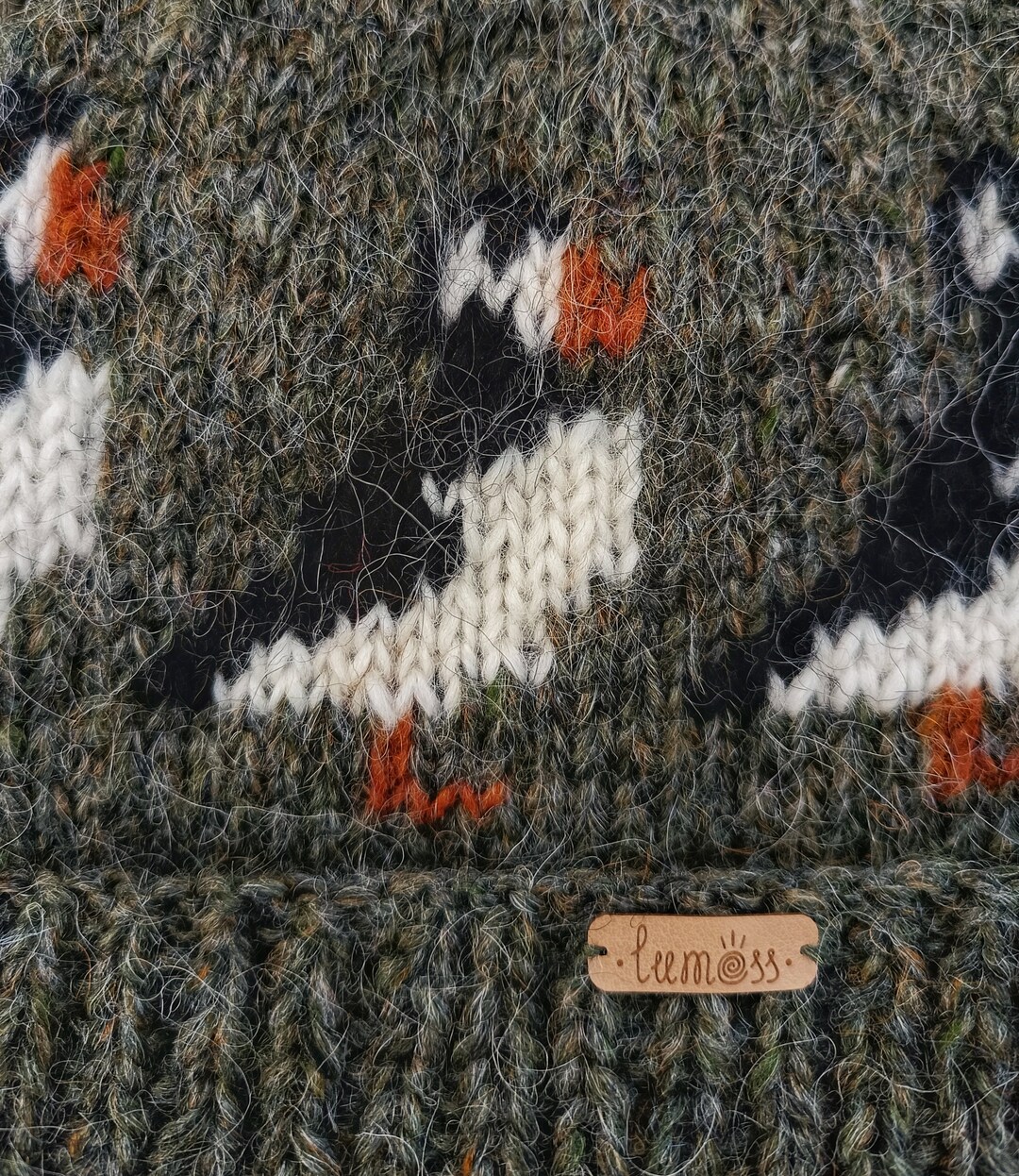 Moss Green PUFFIN Hat Authentic 100% Icelandic Wool Plötulopi - Etsy