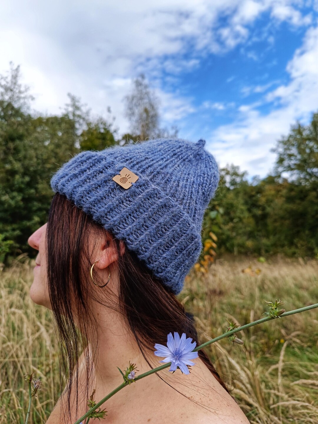 Ocean Blue Elf Hat 100% Icelandic Wool Léttlopi With Alpaca - Etsy