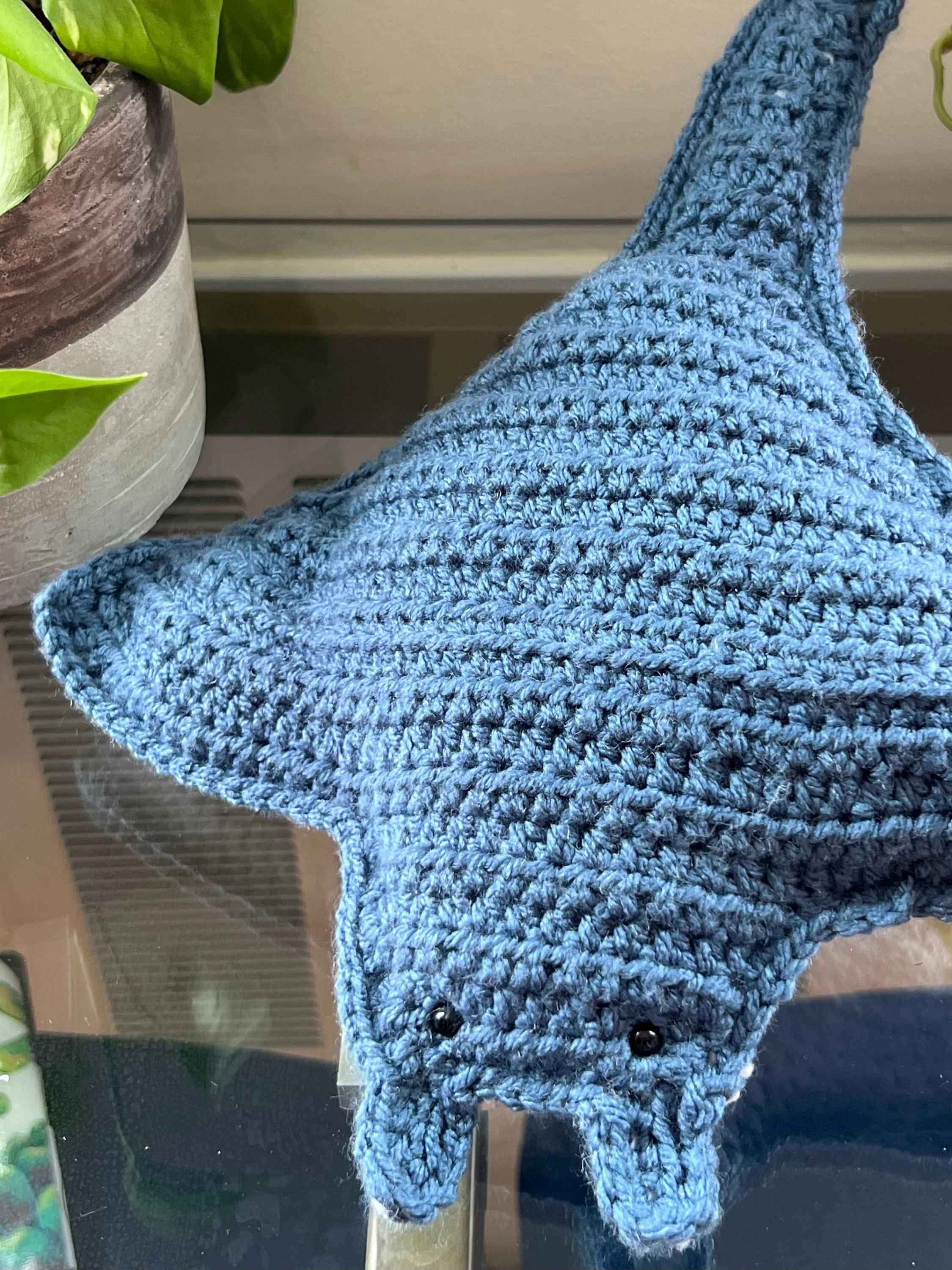 Crochet Manta Ray - Etsy