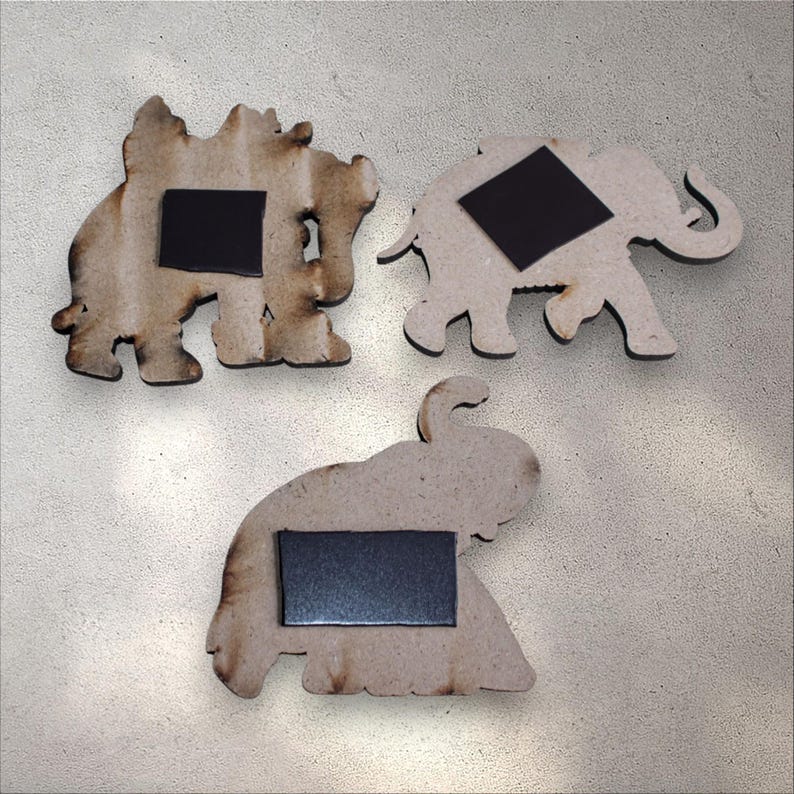 Indian Culture Wooden Elephant Fridge Magnet-beautiful Elephant Fridge ...