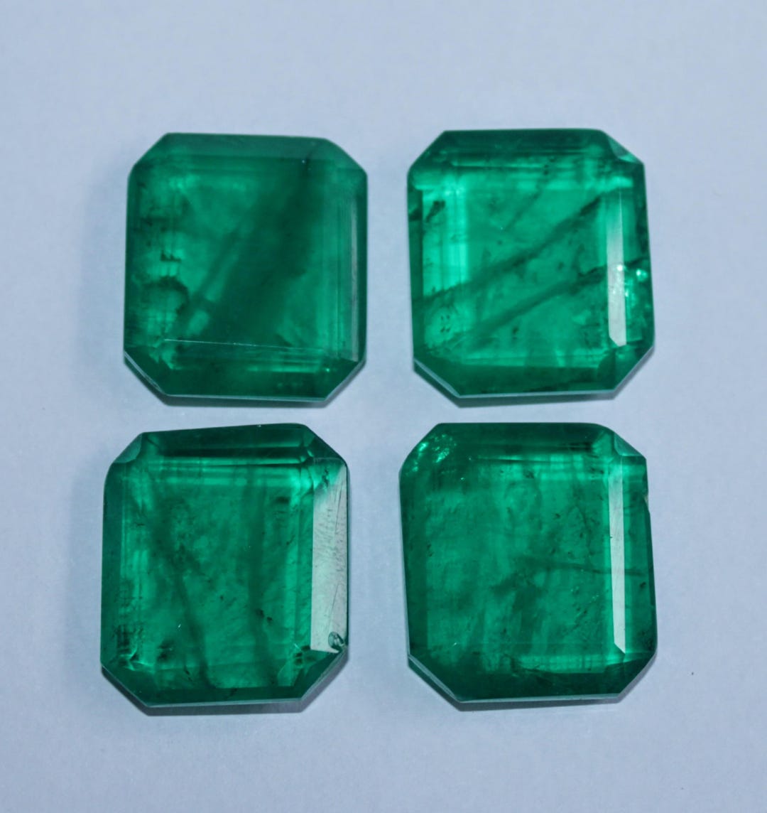 Doublet Crystal Gemstone Set: Octo Shape, Jewelry Making (4 Pcs, 20 Gm ...