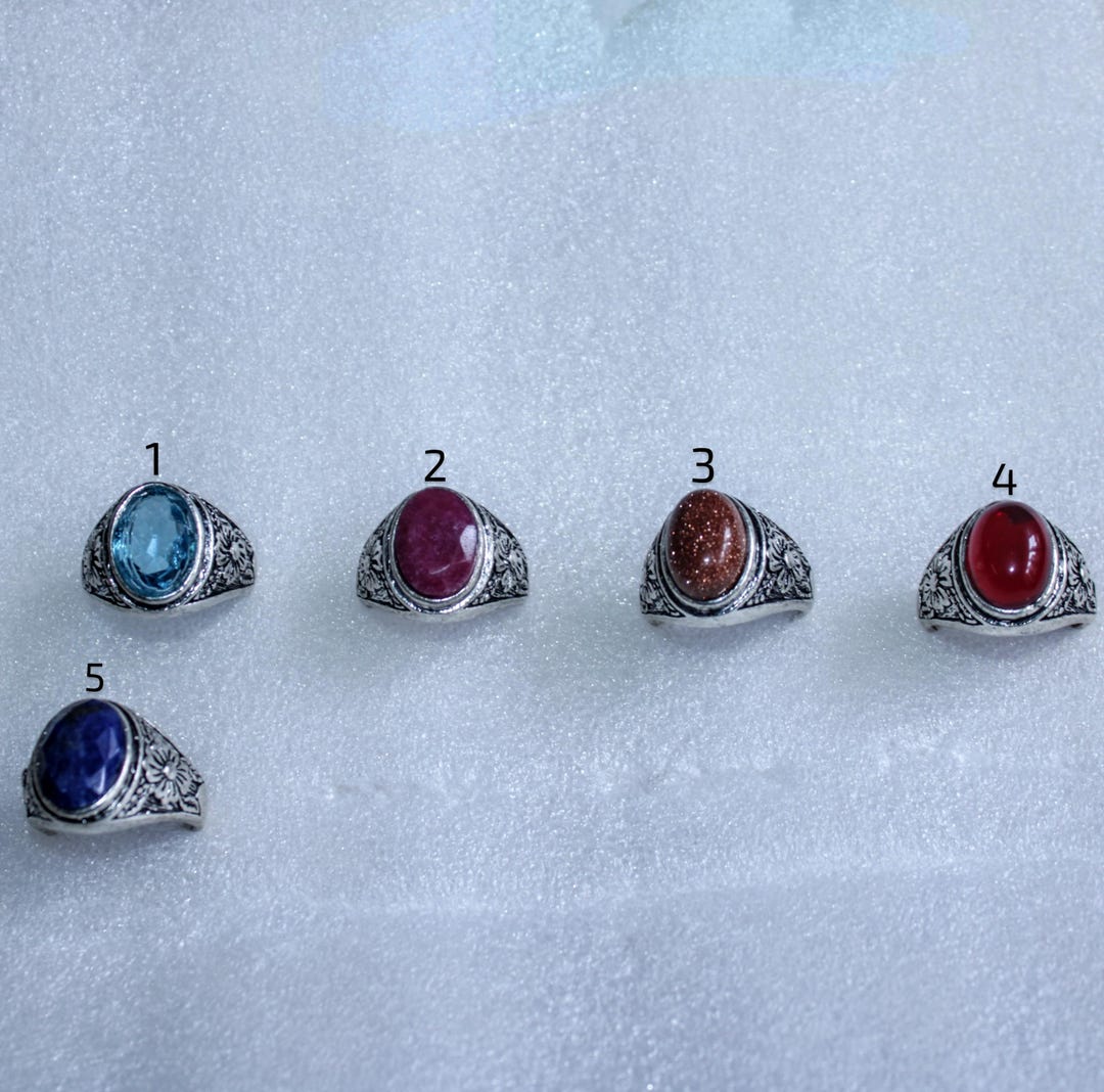 Multi Gemstone Ring-beatiful Multi Stone Multi Colour Rings-stylish ...