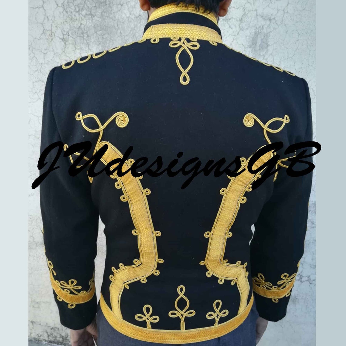 Mens Fashion Gold braided jacketHeavy braided jacket | Etsy