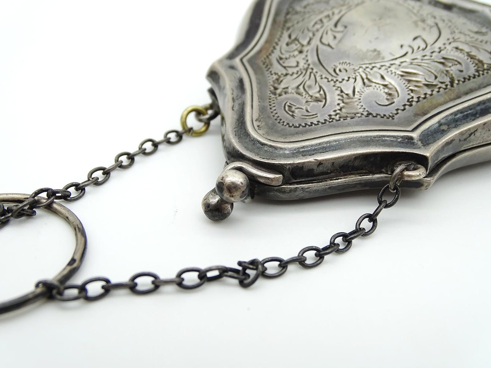 Vintage Silver Coin Holder Purse English Silver 1917 - Etsy